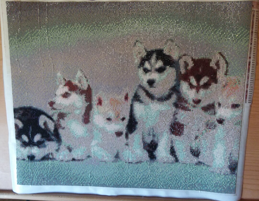 Husky Puppies Diamond Painting - Etsy