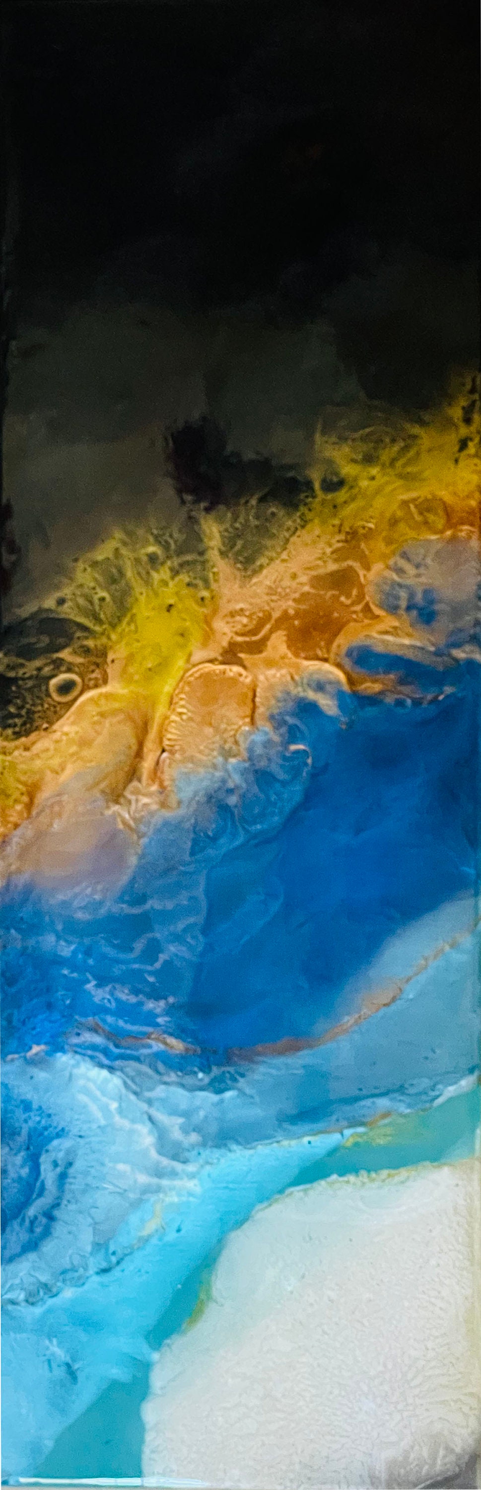 Large Original Abstract Art -cosmos -(12"x36") - Etsy