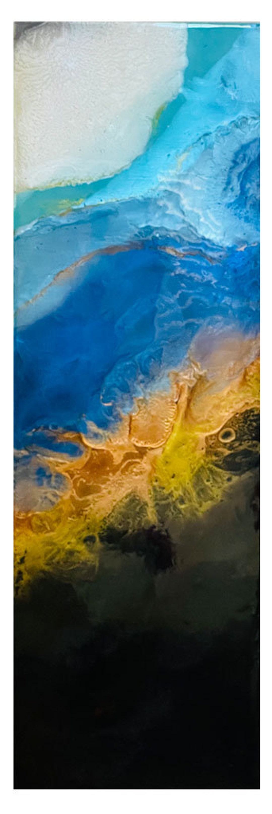 Large Original Abstract Art -cosmos -(12"x36") - Etsy