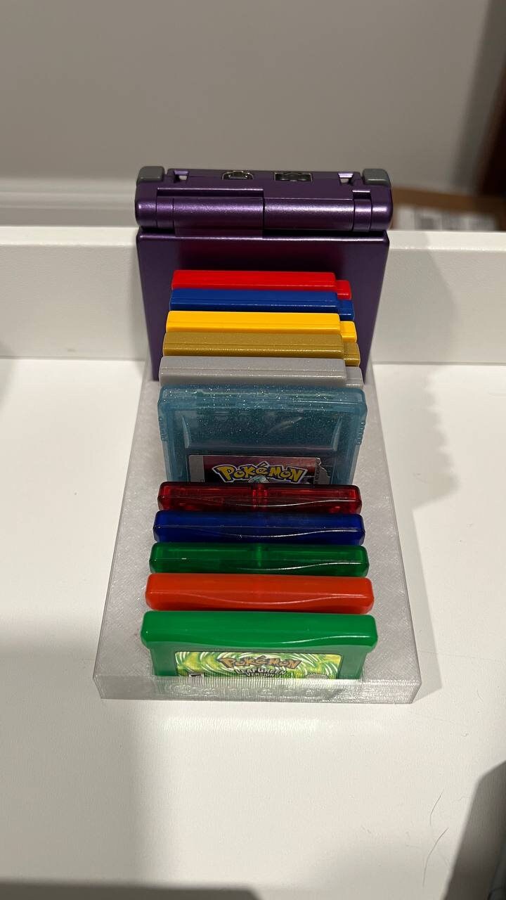 Handcrafted Gameboy Advance SP Storage Case With 11 Cartridge Slots ...