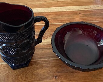 Avon Pitcher Bowl | Etsy