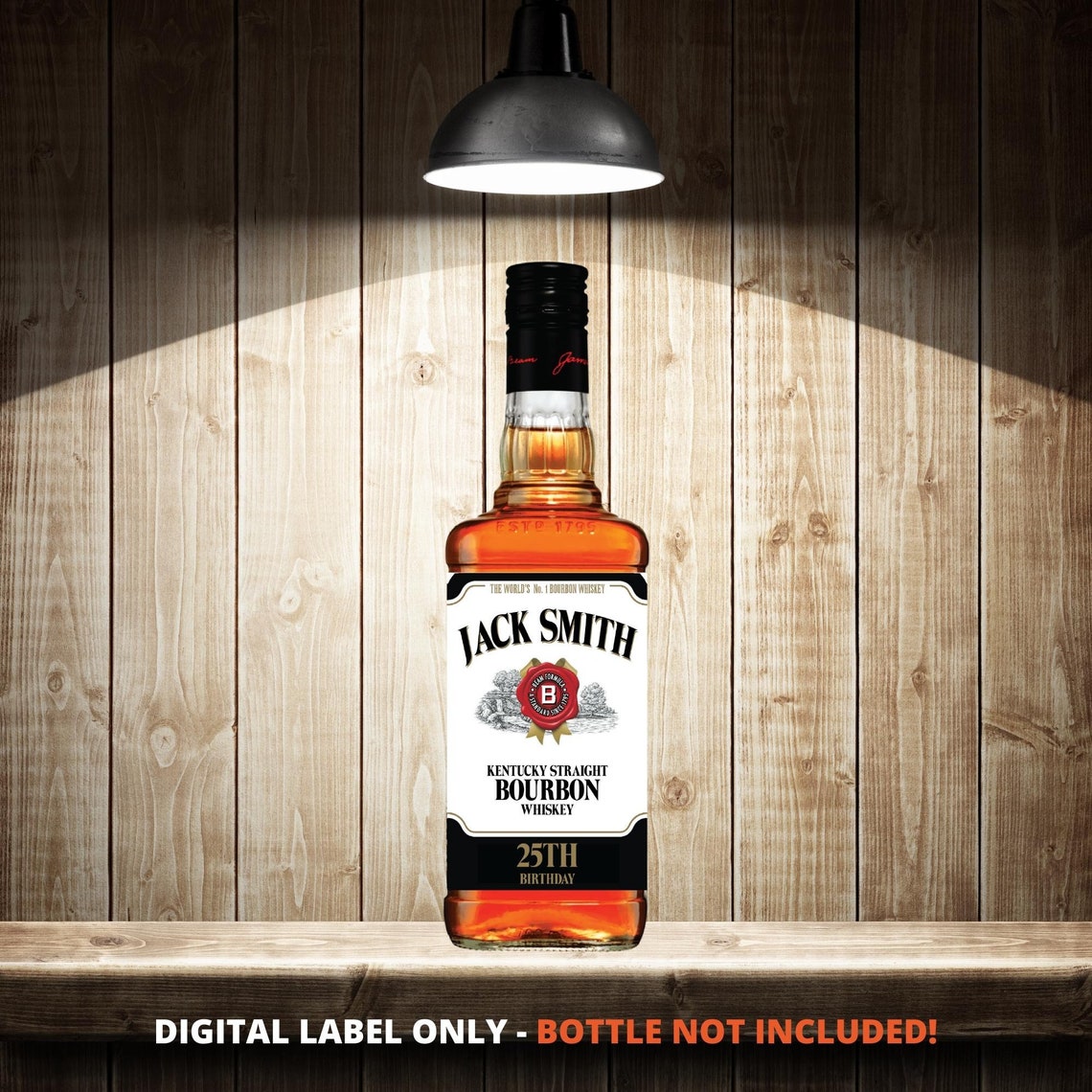 Personalised Whisky Digital Label Simple Version - *DIGITAL* LABEL ONLY ...