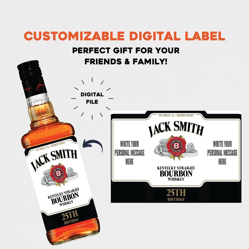 Alcohol Label - Etsy