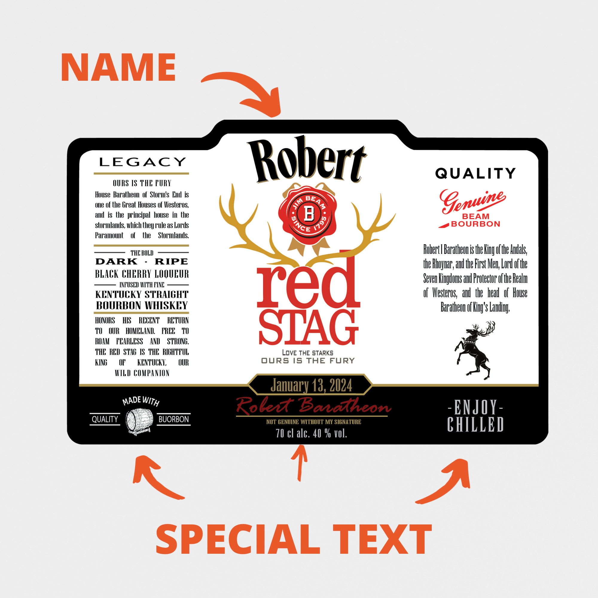 Personalised Whisky Digital Label Detailed Version - *DIGITAL* LABEL ...