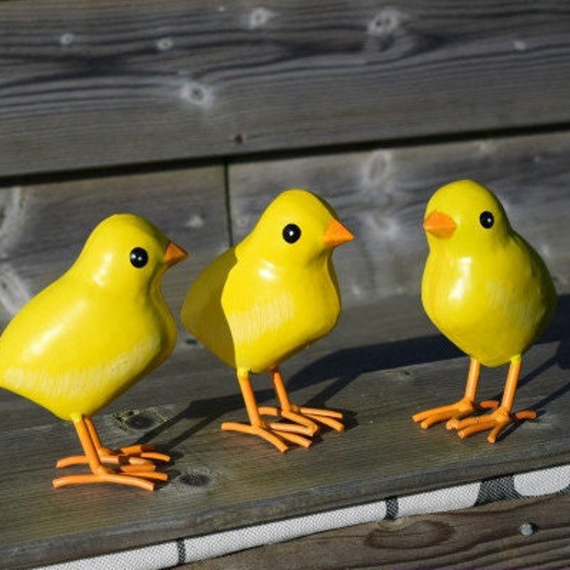 Metal Chickens and Baby Chicks - Etsy UK