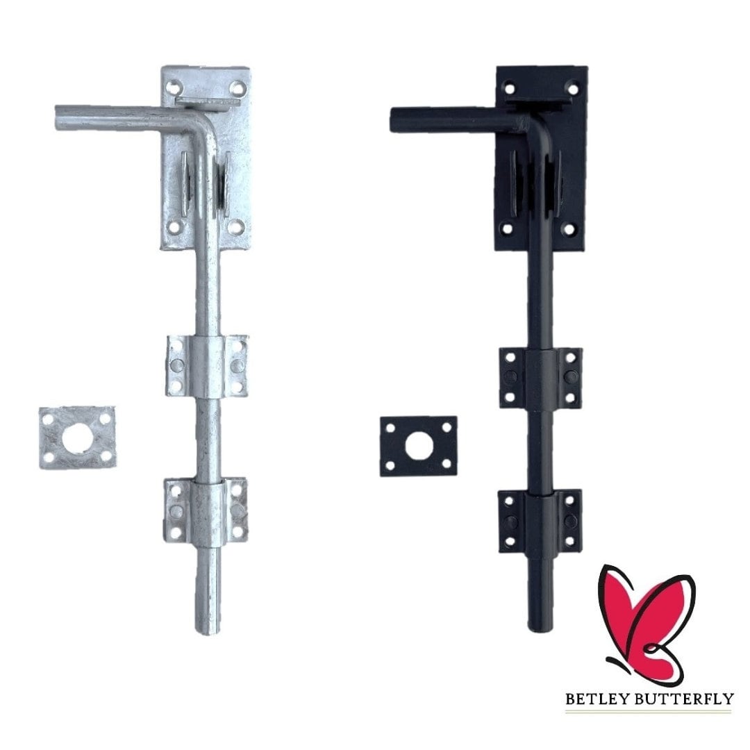 Heavy Duty Drop Bolt Gate Garage Strong Lock 12" 18" 24" - Shed Stable ...
