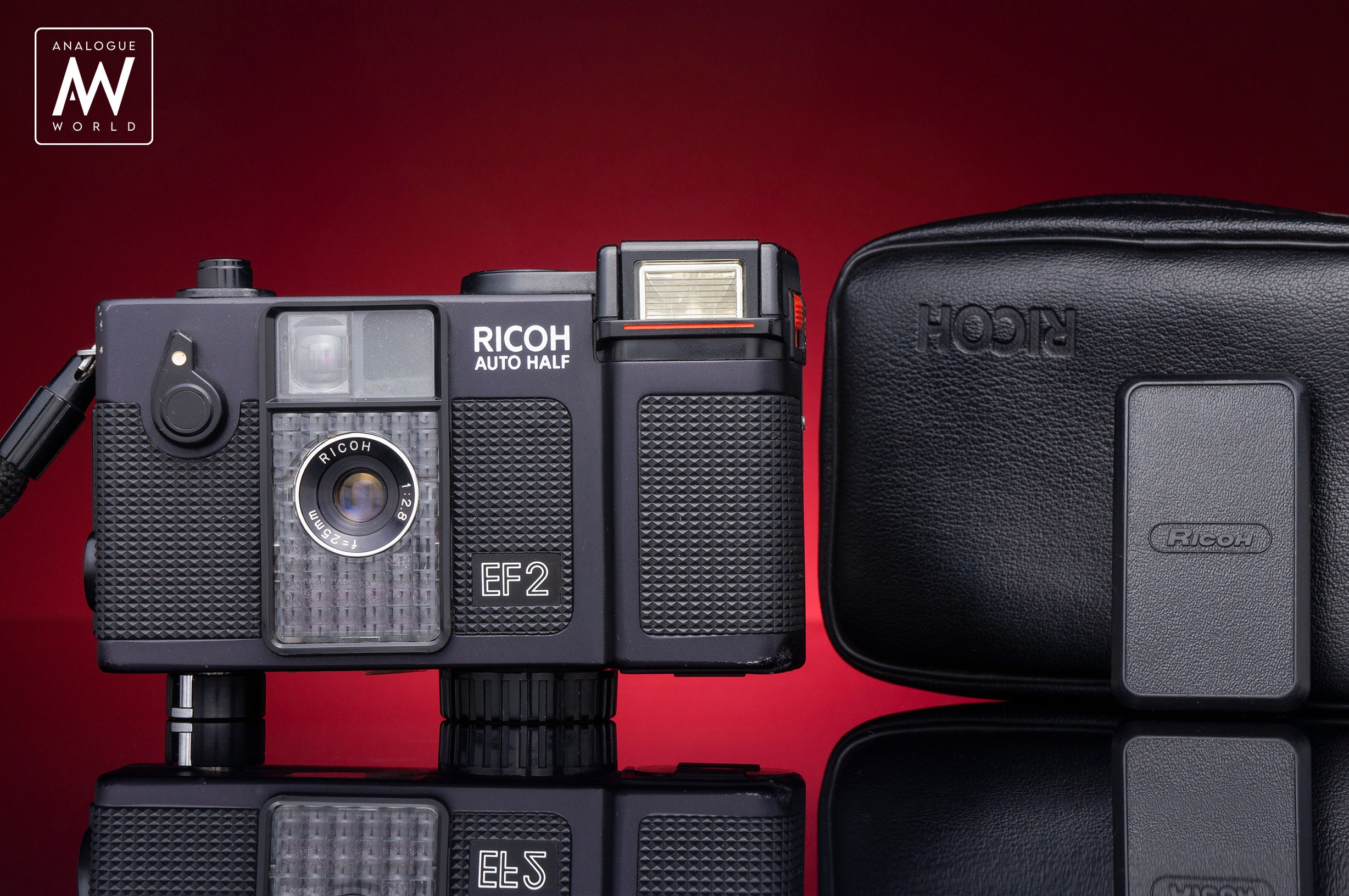 Rare Ricoh Auto Half EF2 Case Film Batteries Working Vintage Compact ...