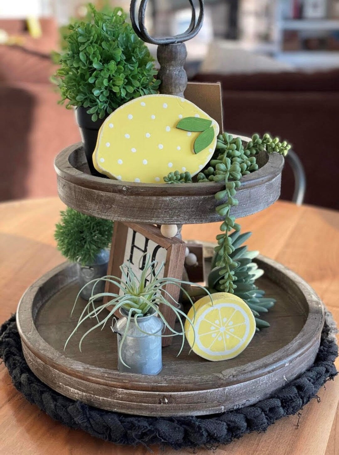 Wood Lemon Decor - Etsy
