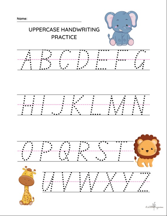 Practice Alphabet Worksheet