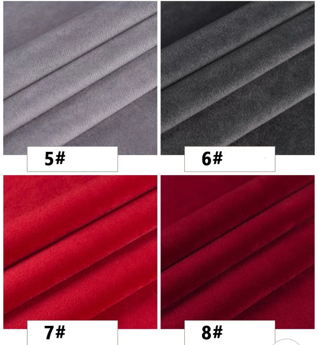 Soft Pleuche Velvet Fabric for Dress, Upholstery, Hair Ties, Face Mask ...