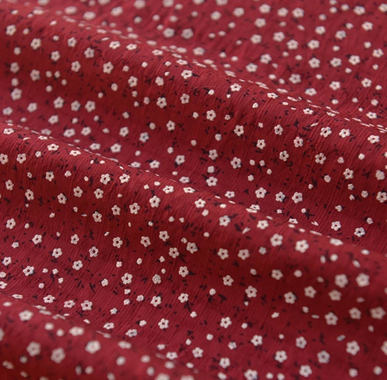 Vintage Dimity Fabric | Floral Print Fabric | Cotton Fabric | Jacquard ...