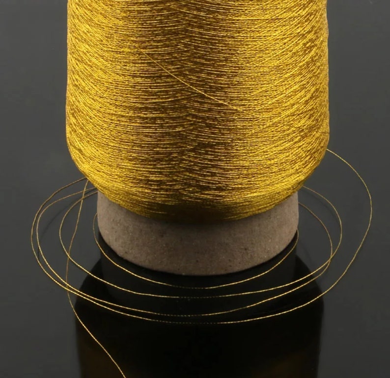 3600M Metallic Nylon Thread Spool, Gold Thread, Silver Thread ...