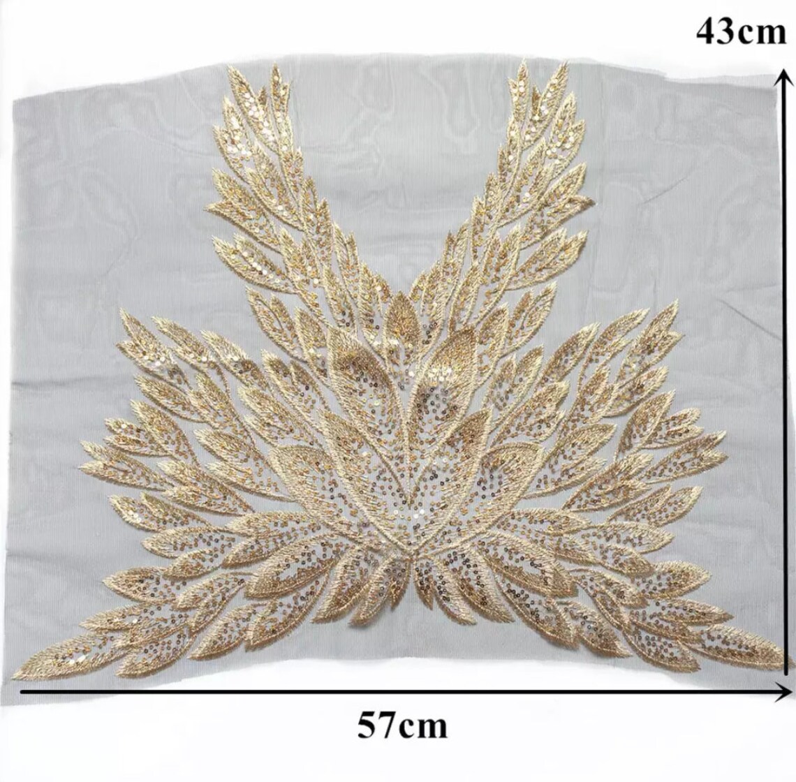 Embroidered Sequin Applique Trim Patches for Dance Wear Dance - Etsy