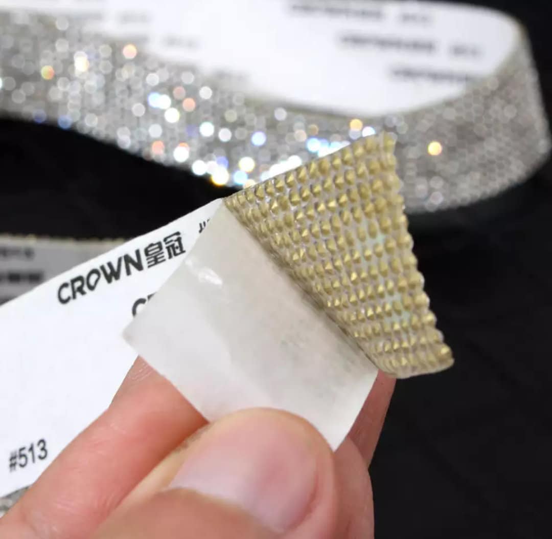 Self Adhesive Crystal Rhinestone Sticker Tape Diamond Ribbon - Etsy