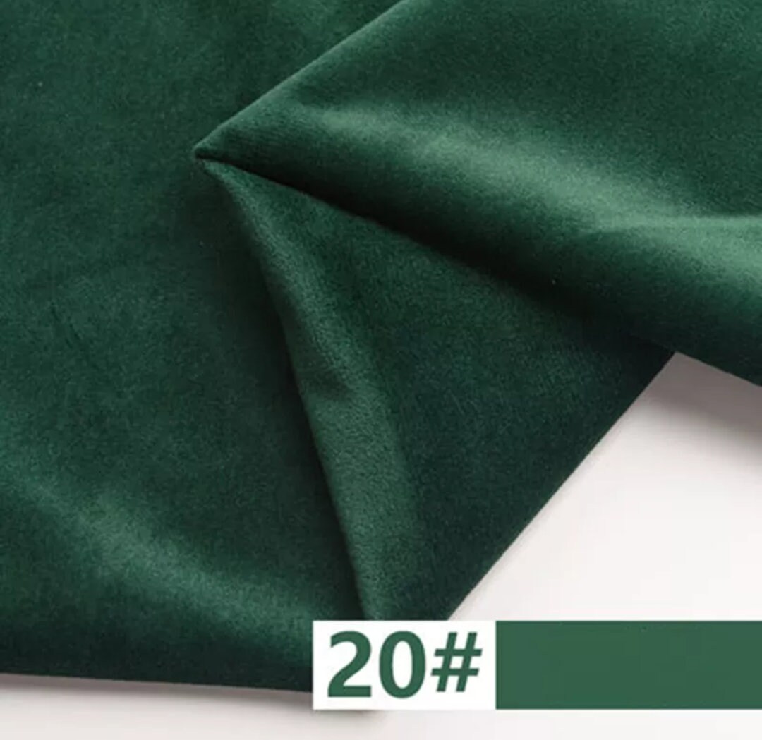 Soft Pleuche Velvet Fabric for Dress, Upholstery, Hair Ties, Face Mask ...