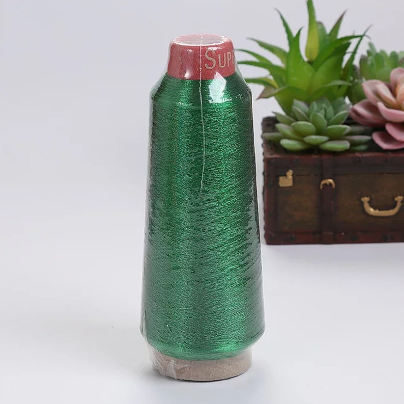 3600M Metallic Nylon Thread Spool, Gold Thread, Silver Thread ...