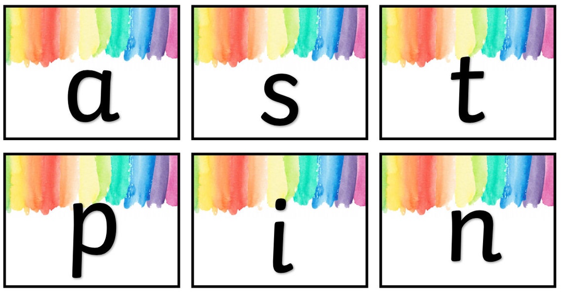 Phonics Flashcards - Etsy