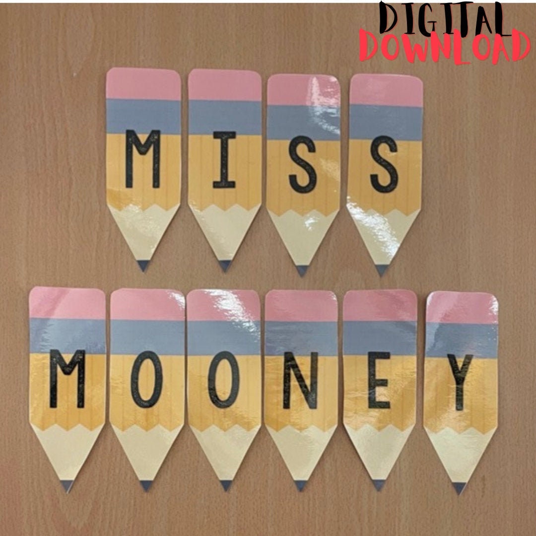 Teacher Name Bunting - Etsy