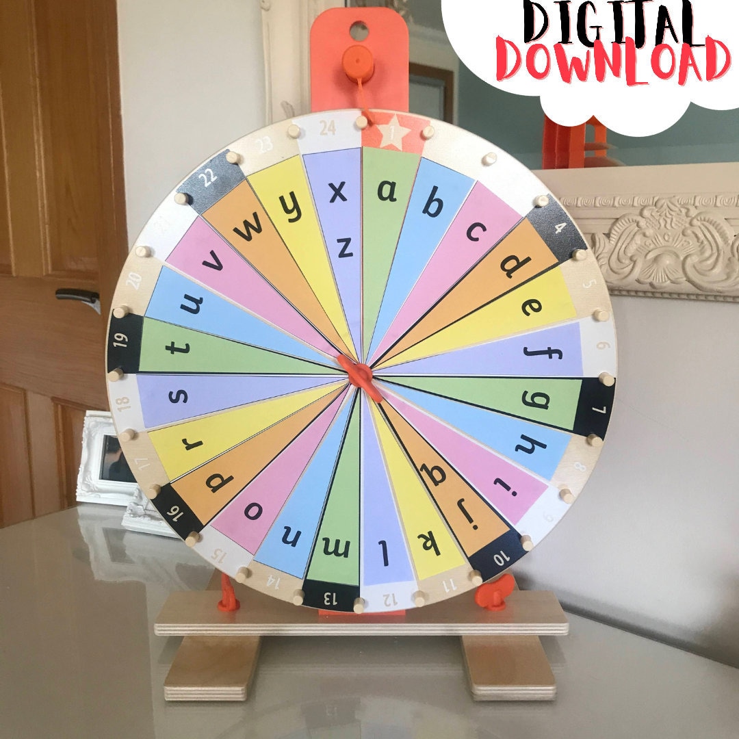 Ikea Spinning Wheel Alphabet Labels - Etsy