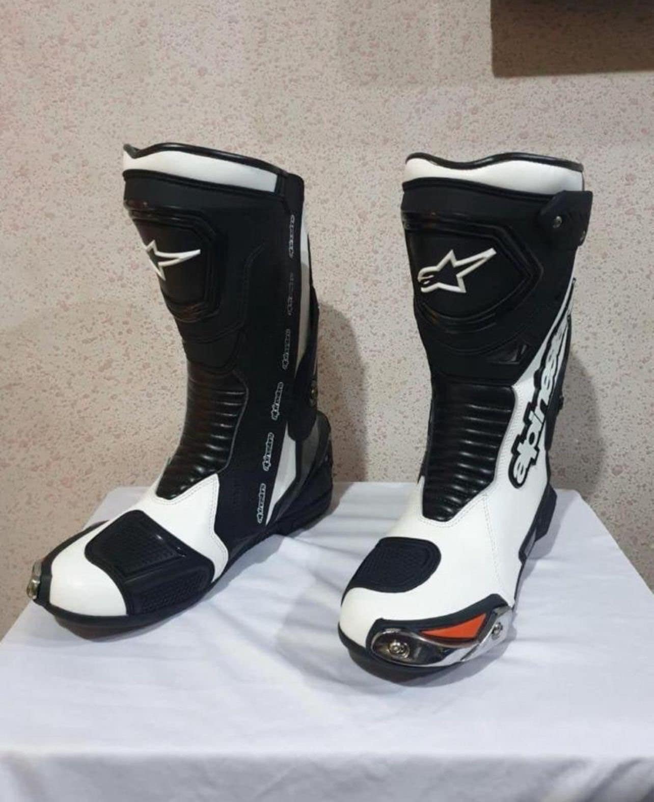 GP Pro Motogp Motorcycle Racing Leather Boots Motorbike Shoes - Etsy
