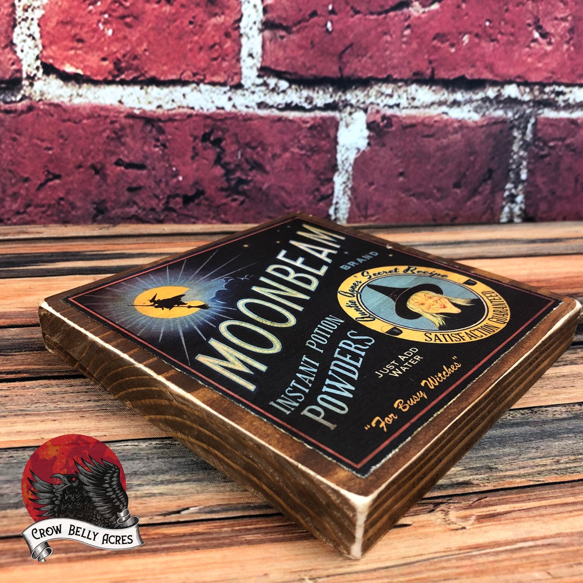 Moonbeam Brand Instant Potion Powders Witch Vintage Style Faux Ad ...