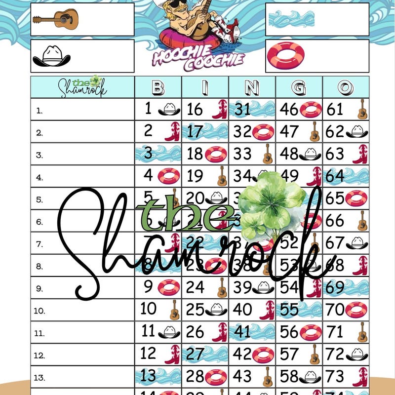 Blank Houdini Bingo Board - Etsy