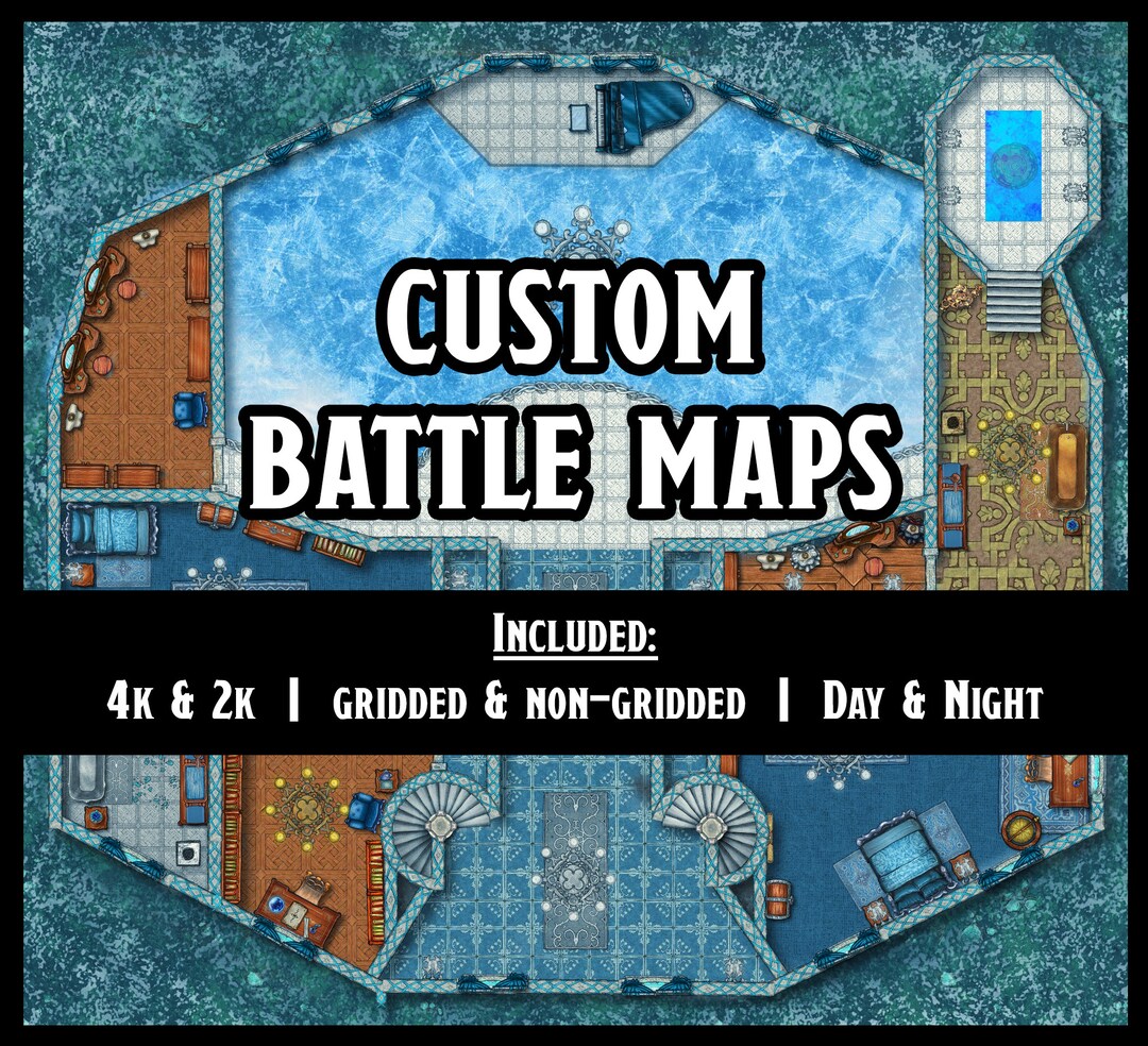 Custom TTRPG Battle Map - Etsy