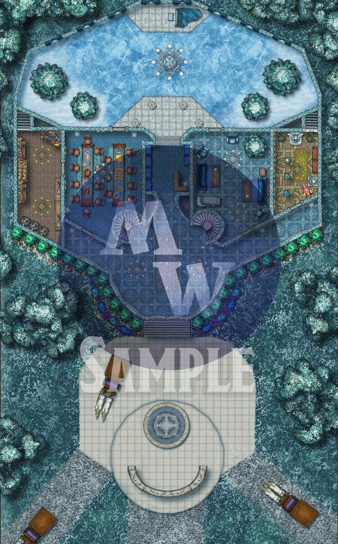 Party at Paliset Hall Map Pack - Keys From the Golden Vault - Etsy