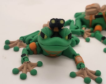 Articulated Special Ops Frog 3D Printed - Etsy