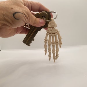 Skeleton Hand Key Chain - Etsy