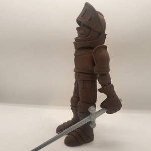 Flexi Knight With Movable Visor! - Etsy