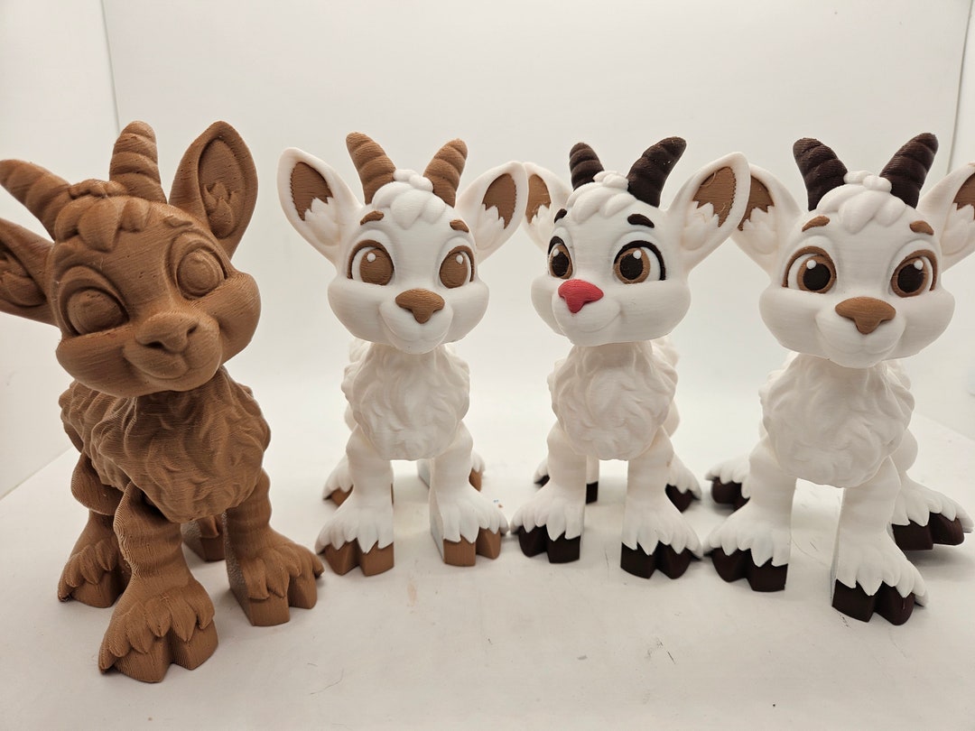 Flexi Billy Goat: Adorable Turning Head Figurine - Etsy UK