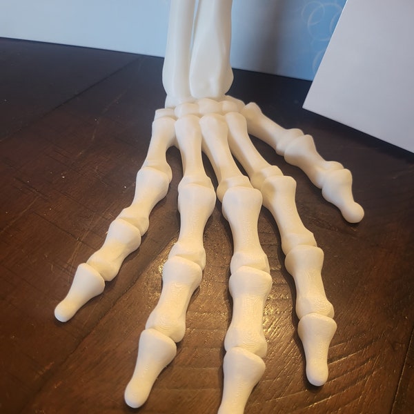 3d Printed Skeleton Hand - Etsy