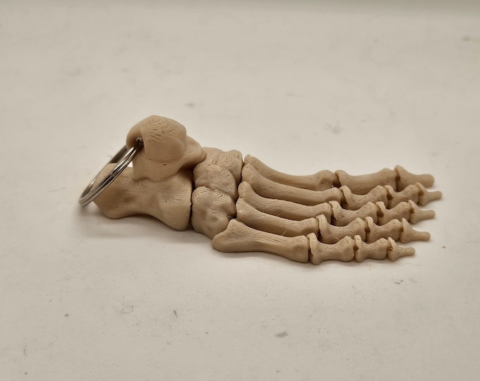 Foot Anatomy Keychain Human Foot, Podiatry Keychain - Etsy Canada