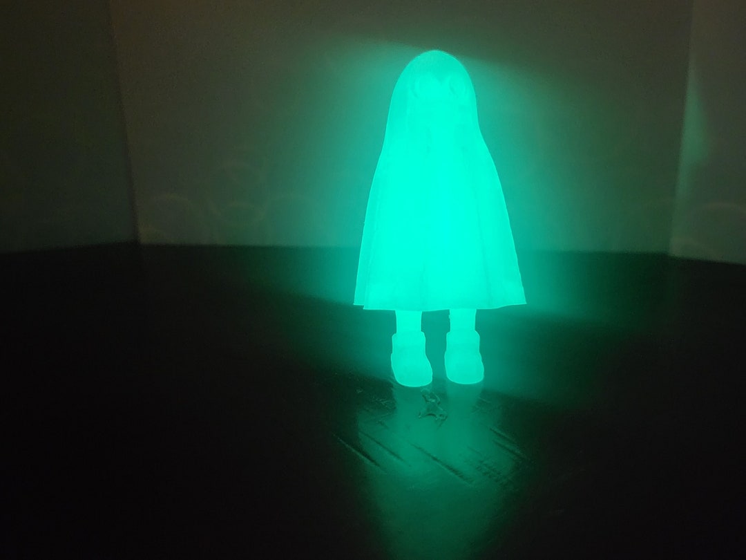 Glow in the Dark Ghost With Legs: 3D Printed Halloween Decor - Etsy