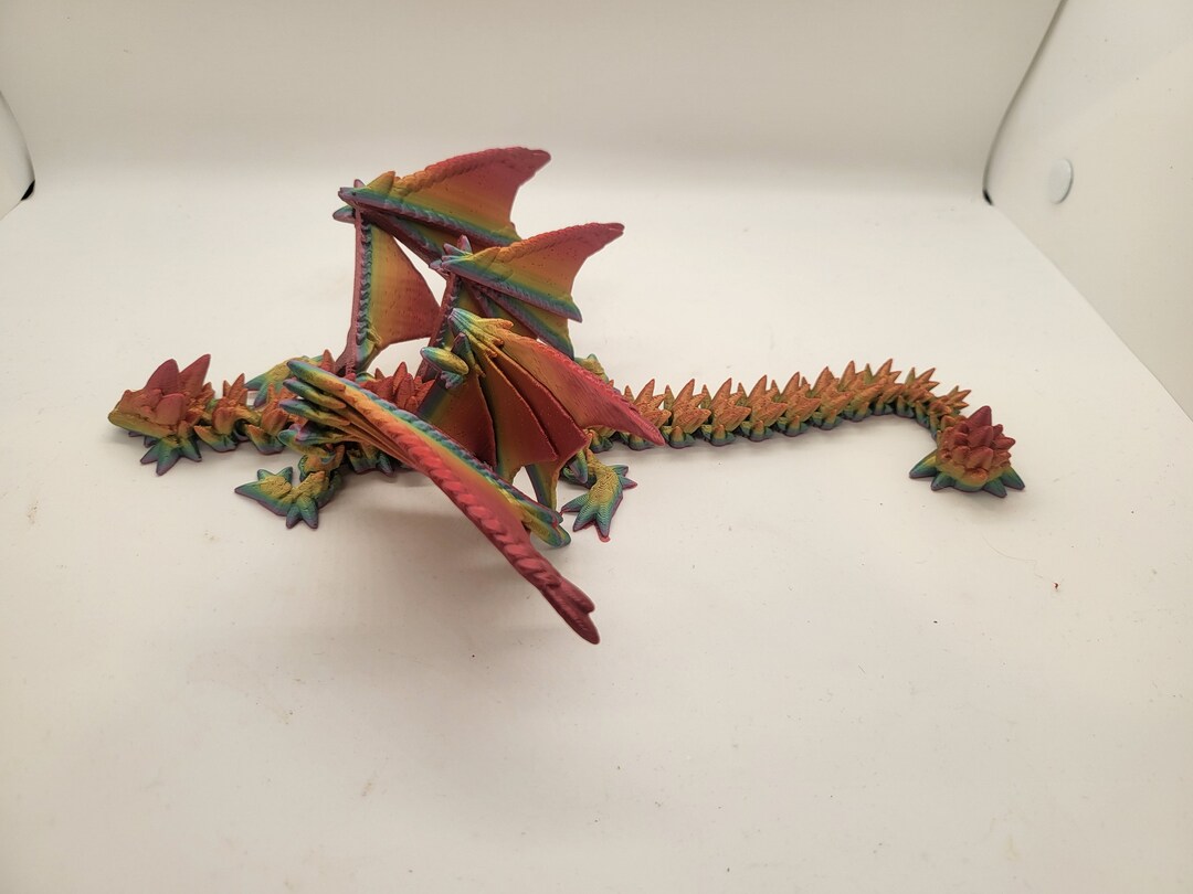 Flexible Spike Armor Dragon - Etsy