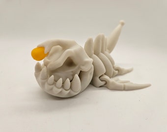 Angler Fish Flexi 3D Printed Model - Etsy UK