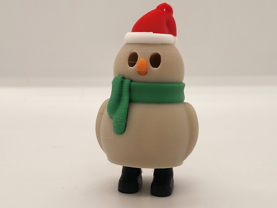 3D Printed Snowman With Legs! - Etsy