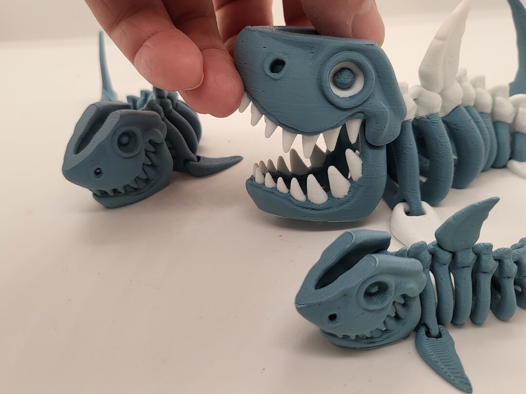 Flexi Skeleton Shark! - Etsy