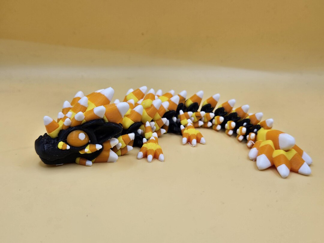 Articulated Candy Corn Dragon! - Etsy