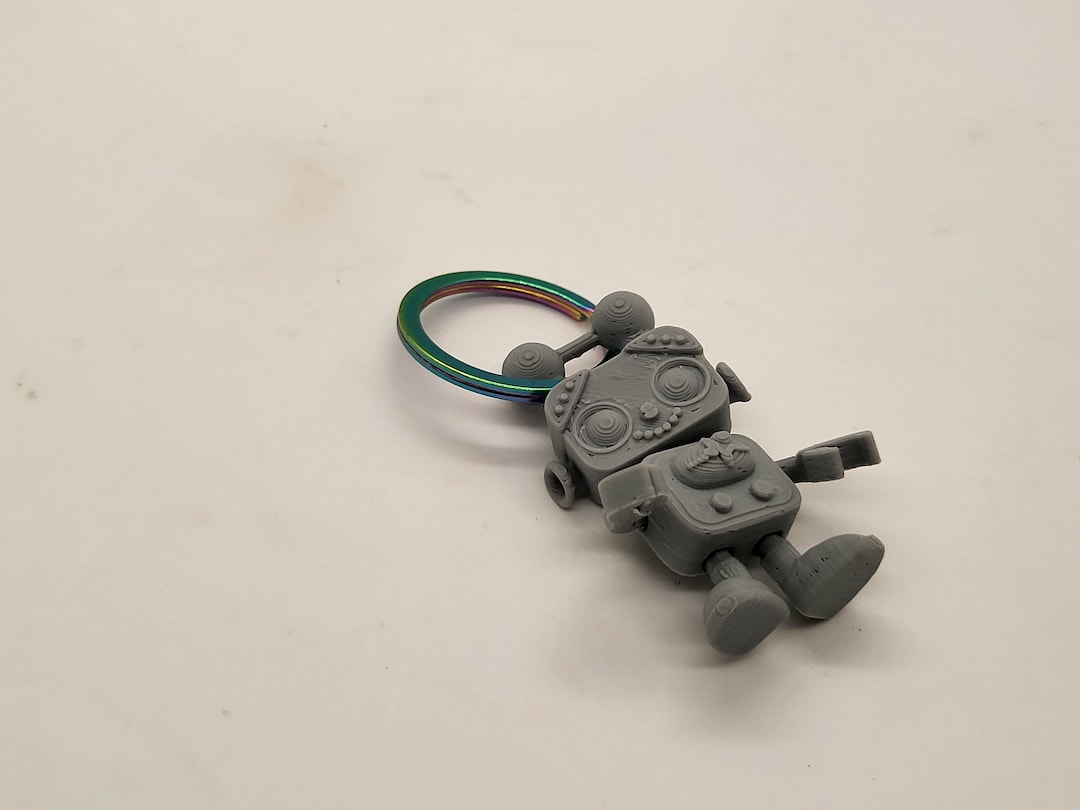 Flexi Baby Bot Keychain - Etsy