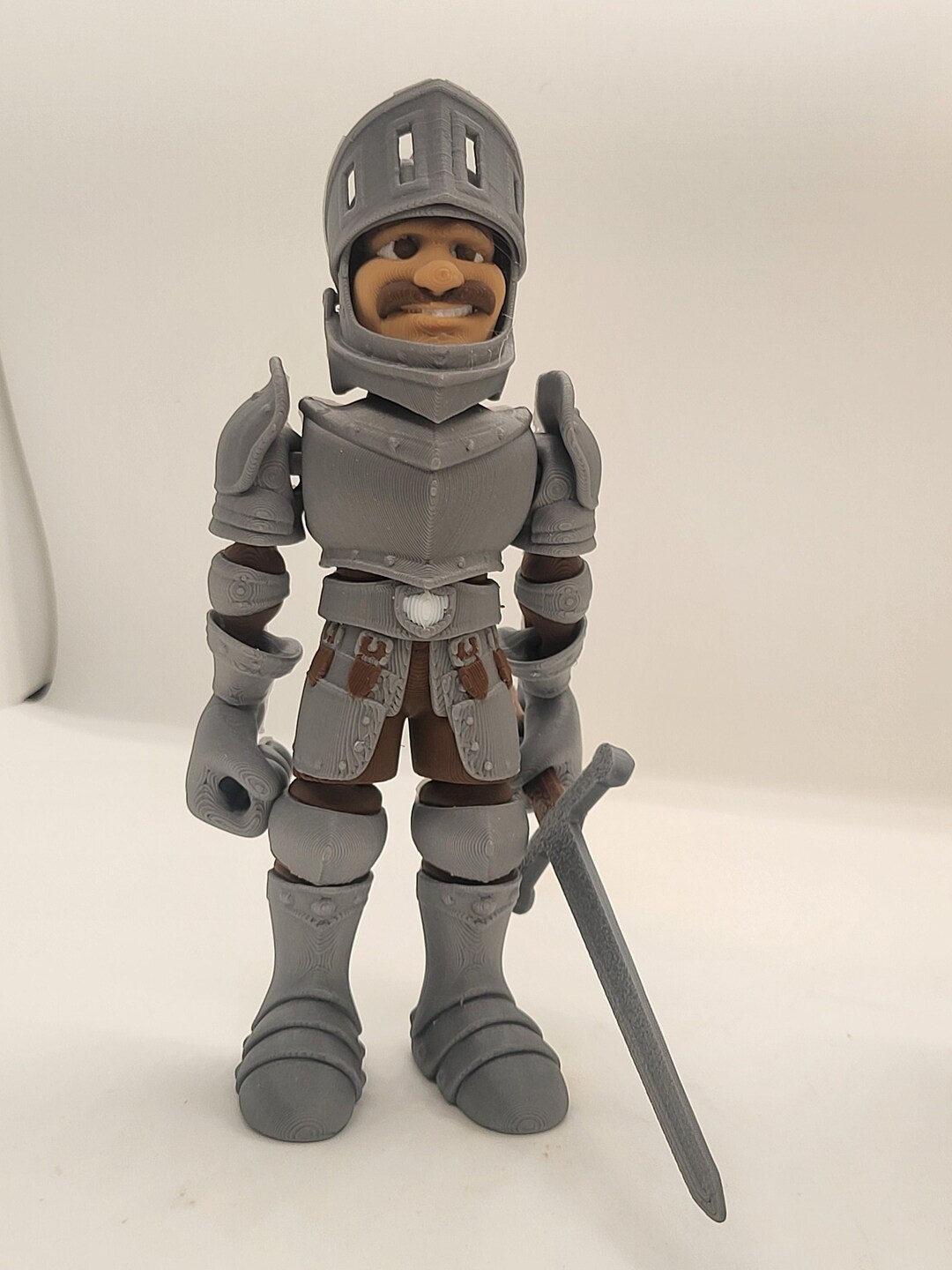 Flexi Knight With Movable Visor! - Etsy