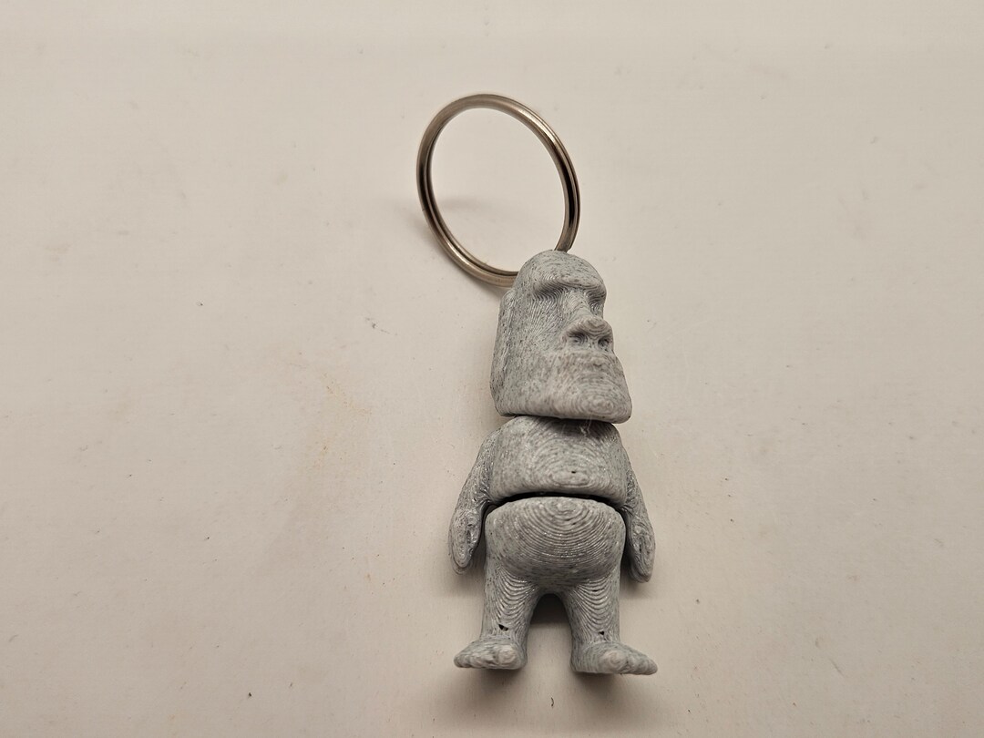 Flexi Moai Keychain! - Etsy