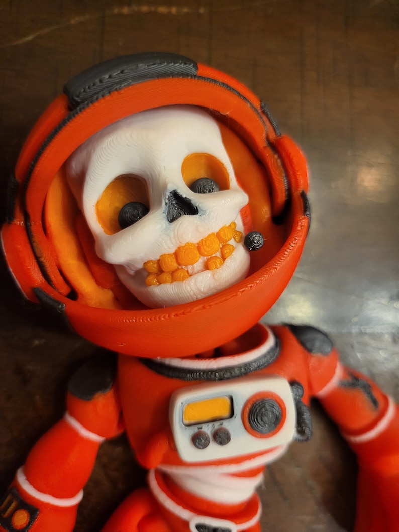 Posable 3D Printed Astronaut Skeleton Decoration - Etsy
