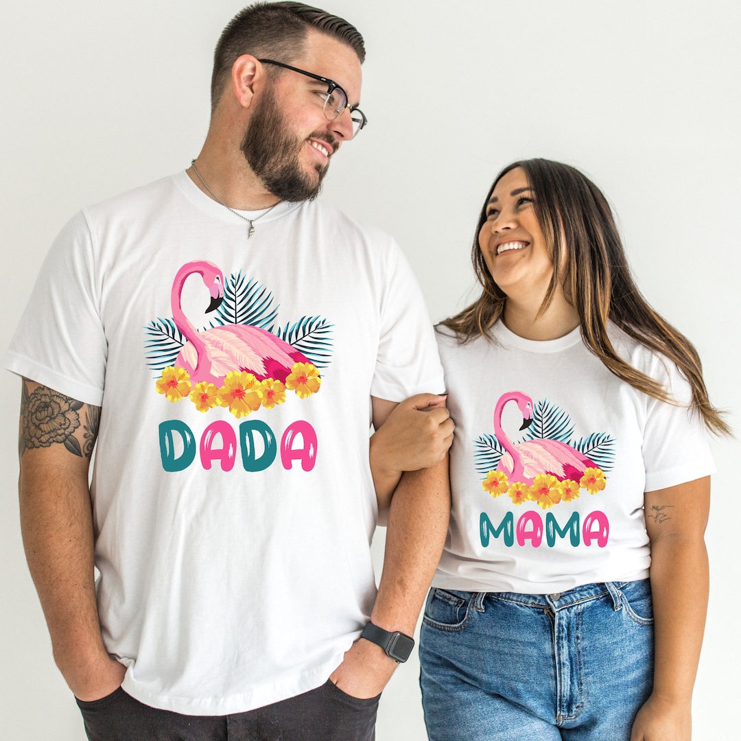 Luau Birthday Party Dada Mama Outfit, Hawaii Themed Birthday Party Mom ...