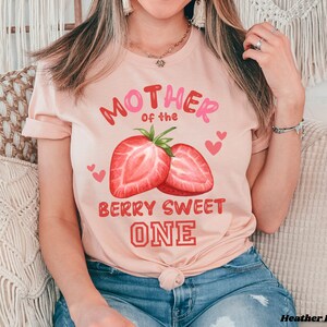 Berry Sweet One Mom Dad Matching Shirt, Berry First Birthday Party ...