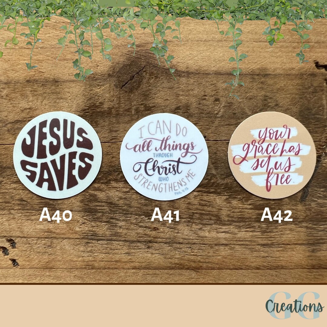 Christian Croc Shoe Charms - Etsy