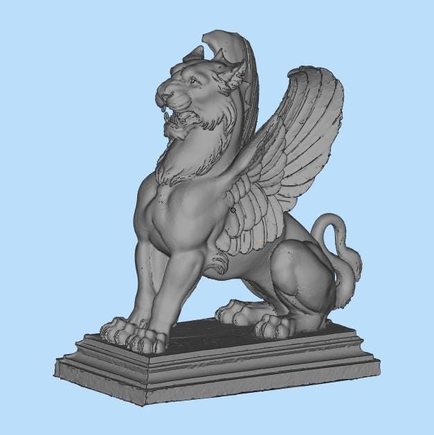 19th Century Griffon Model OTH100 FDM 3D Print STL File for 3D Printing ...