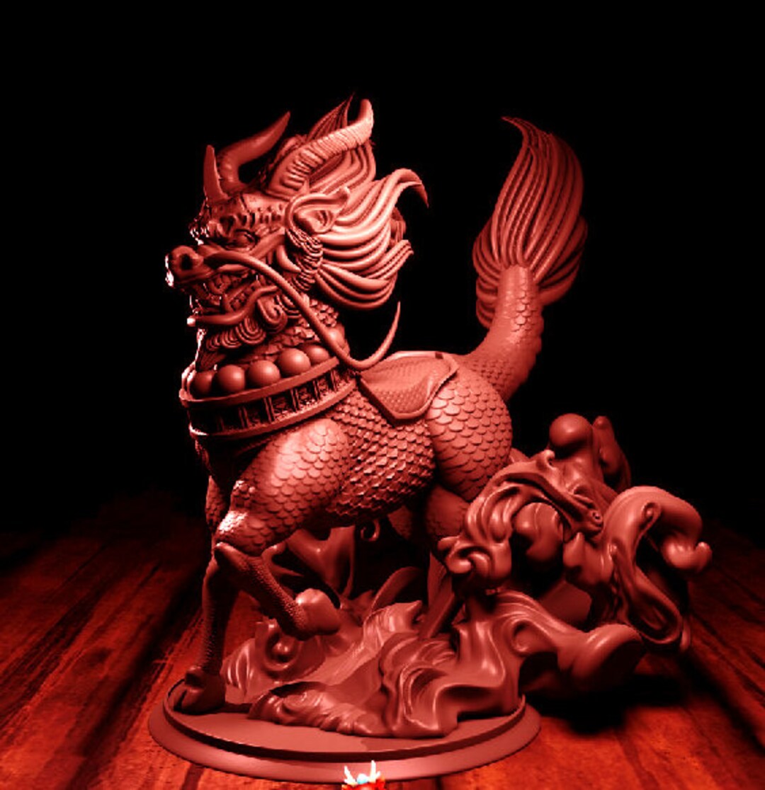 Dragon Kirin Model OTH030 FDM 3D Print STL File for 3D Printing - Etsy