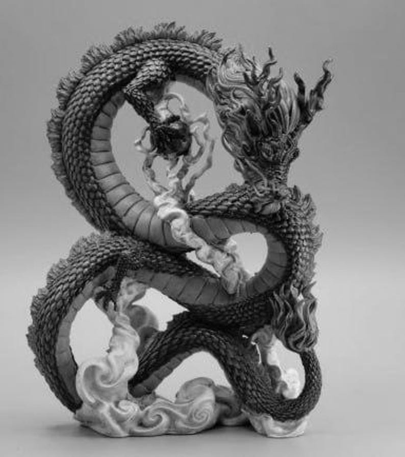 Dragon Model OTH069 STL File for 3D Printing (whole /no Split) - Etsy